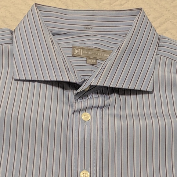 Hickey Freeman | Shirts | Hickey Freeman French Cuff Shirt Size 834 ...